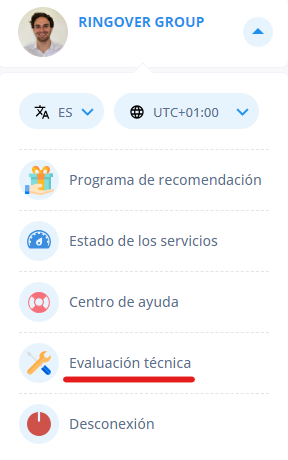 Completar tu formulario técnico – Ringover Centro de Ayuda