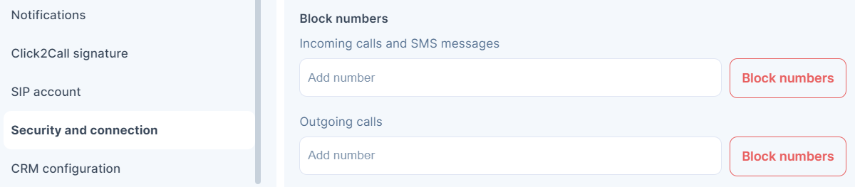 Blocking number – Ringover Help Center