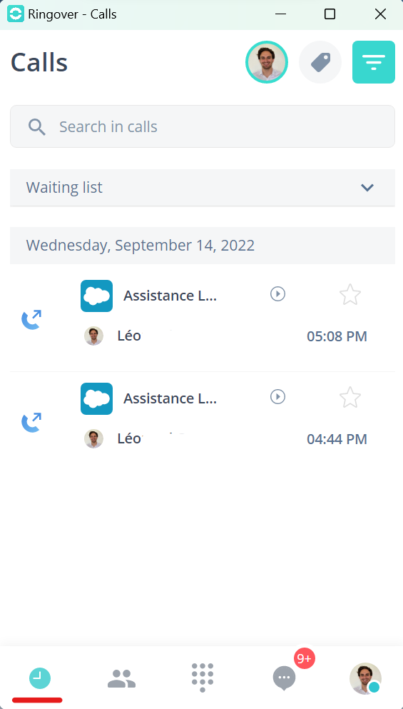 Finding a Call ID – Ringover Help Center
